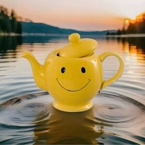 Accessories | Smiley Face Ceramic Teapot Planter | Poshmark